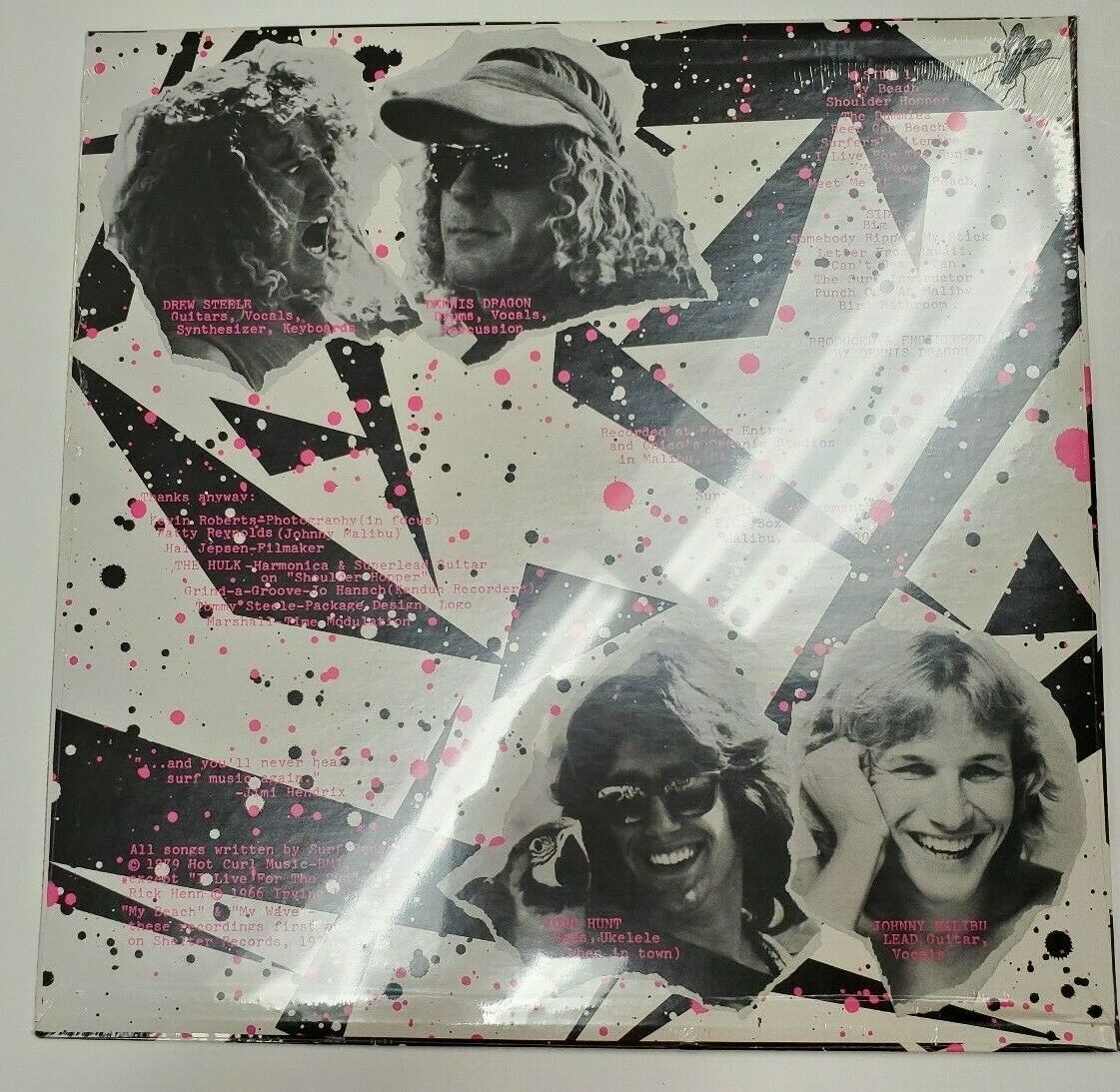 Surf Punks S/T 1979 Day Glo Private Press Original LP Still Sealed ...