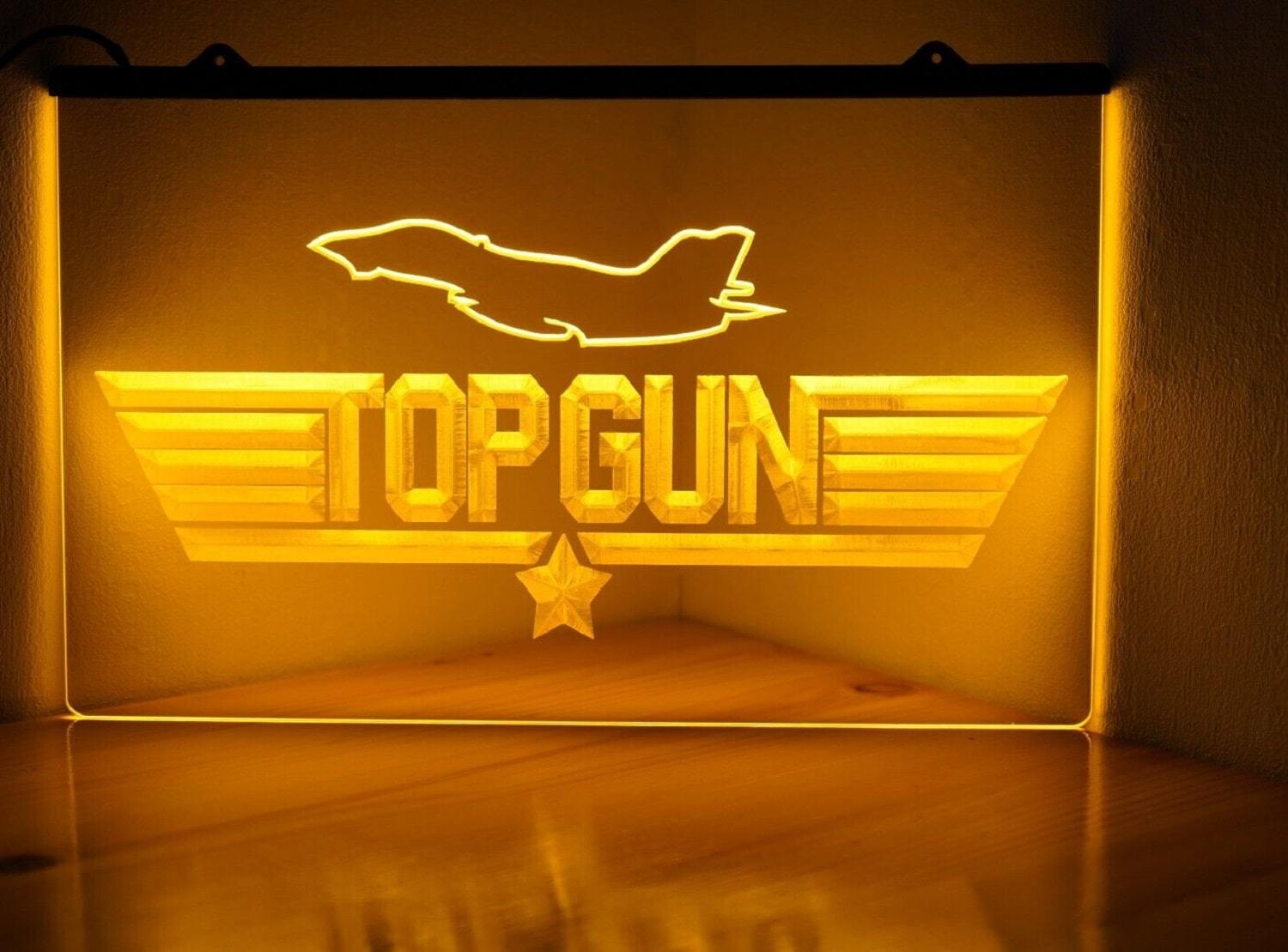 Top Gun Maverick Illuminated Led Neon Sign Home Decor, Lights Décor ...