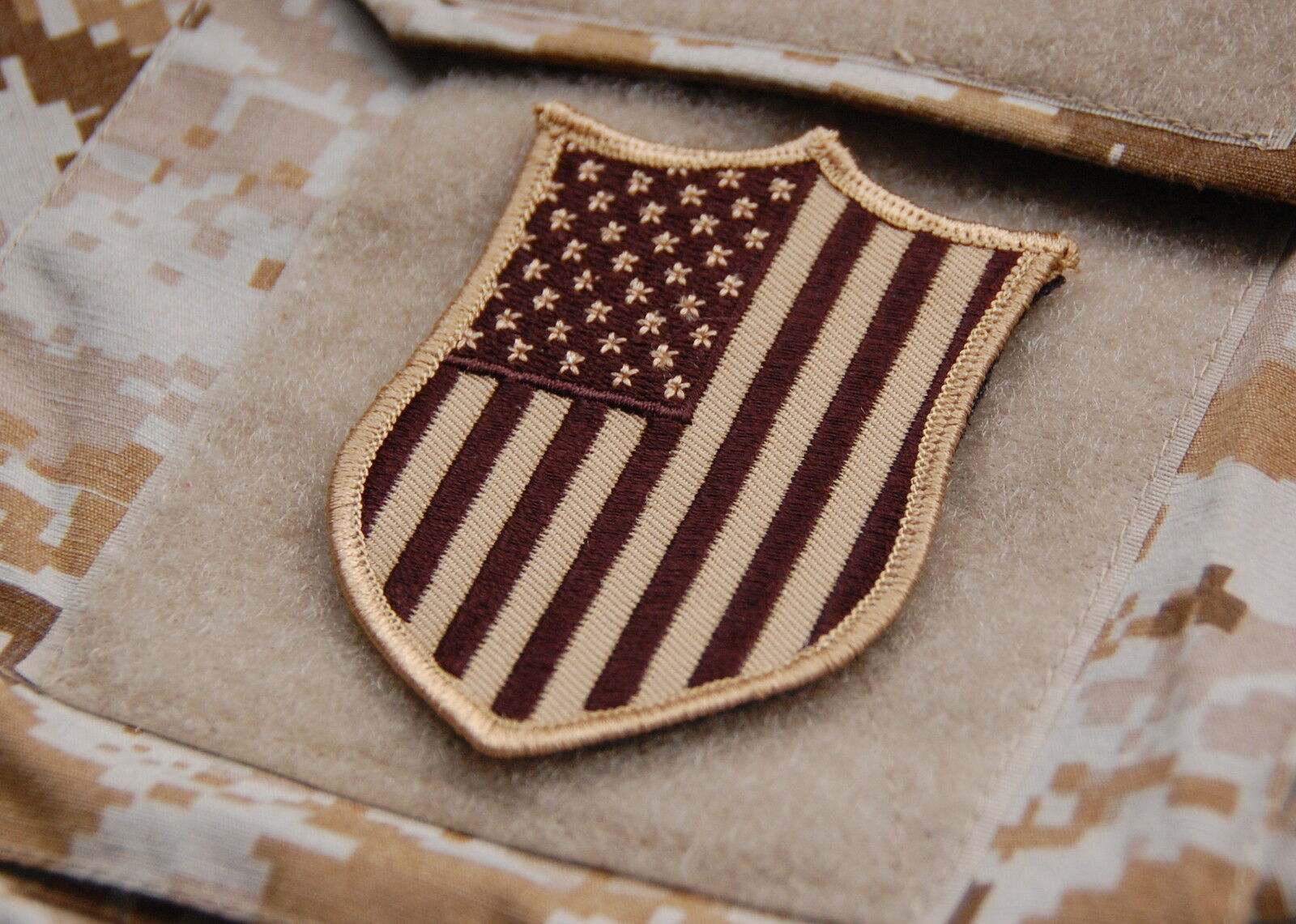 AOR1 US Flag Shield Embroider Patch NSWDG DEVGRU Team ST6 Zero Dark Thirty Hook - Original Items