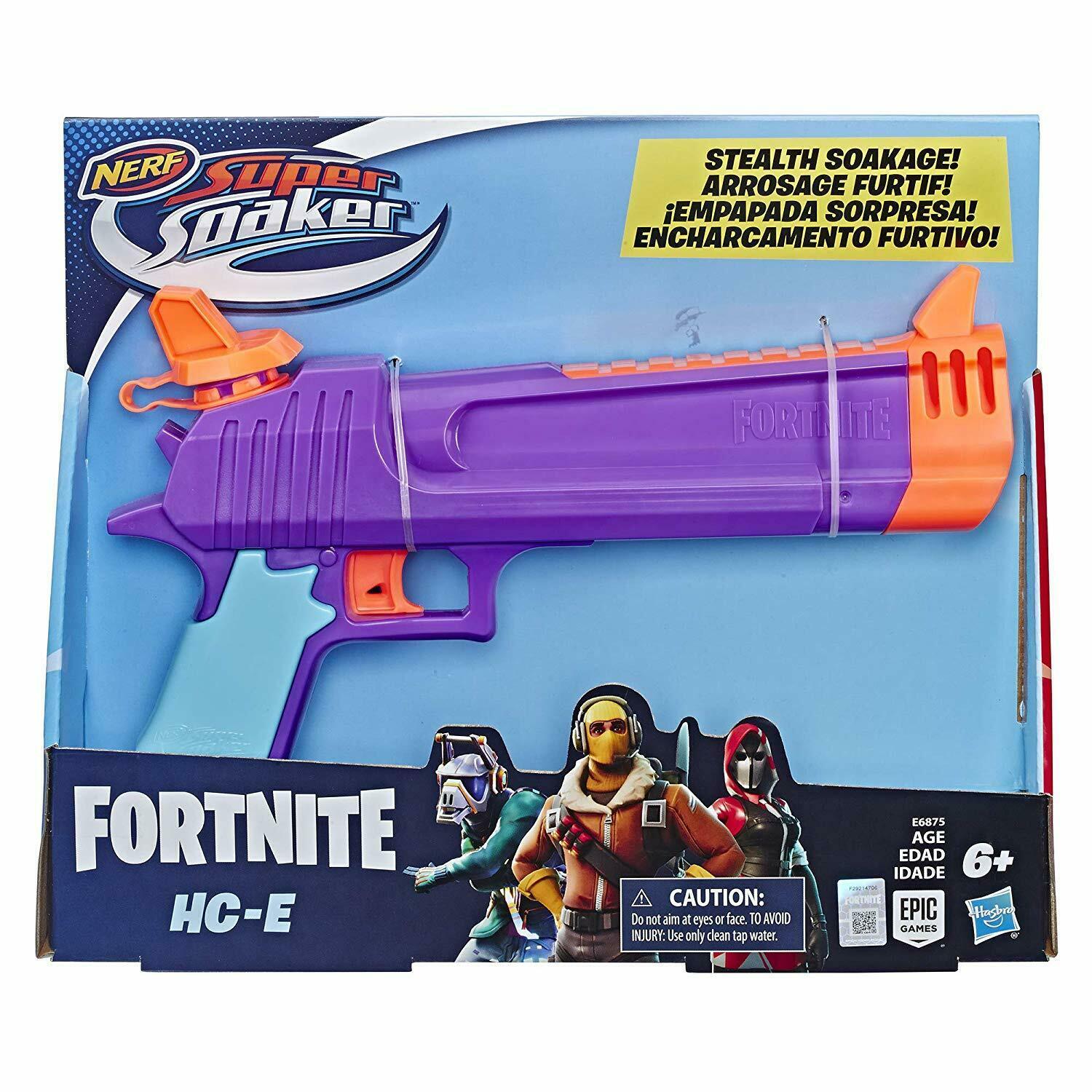 Fortnite HC-E Super Soaker Toy Water Blaster Toy Water Gun by NERF ...