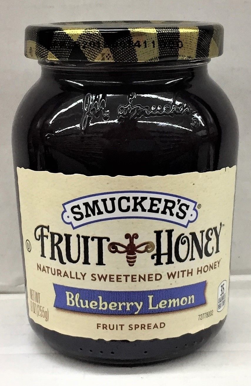Smucker's Fruit & Honey Blueberry Lemon Fruit Spread 9 oz Smuckers ...