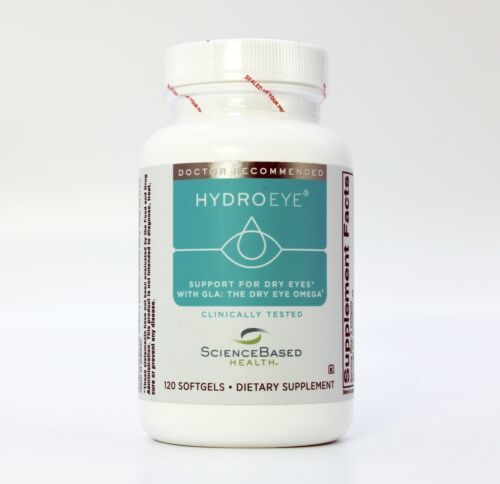 Science Based Health HydroEye Softgels - Dry Eye Relief - 120 Count ...