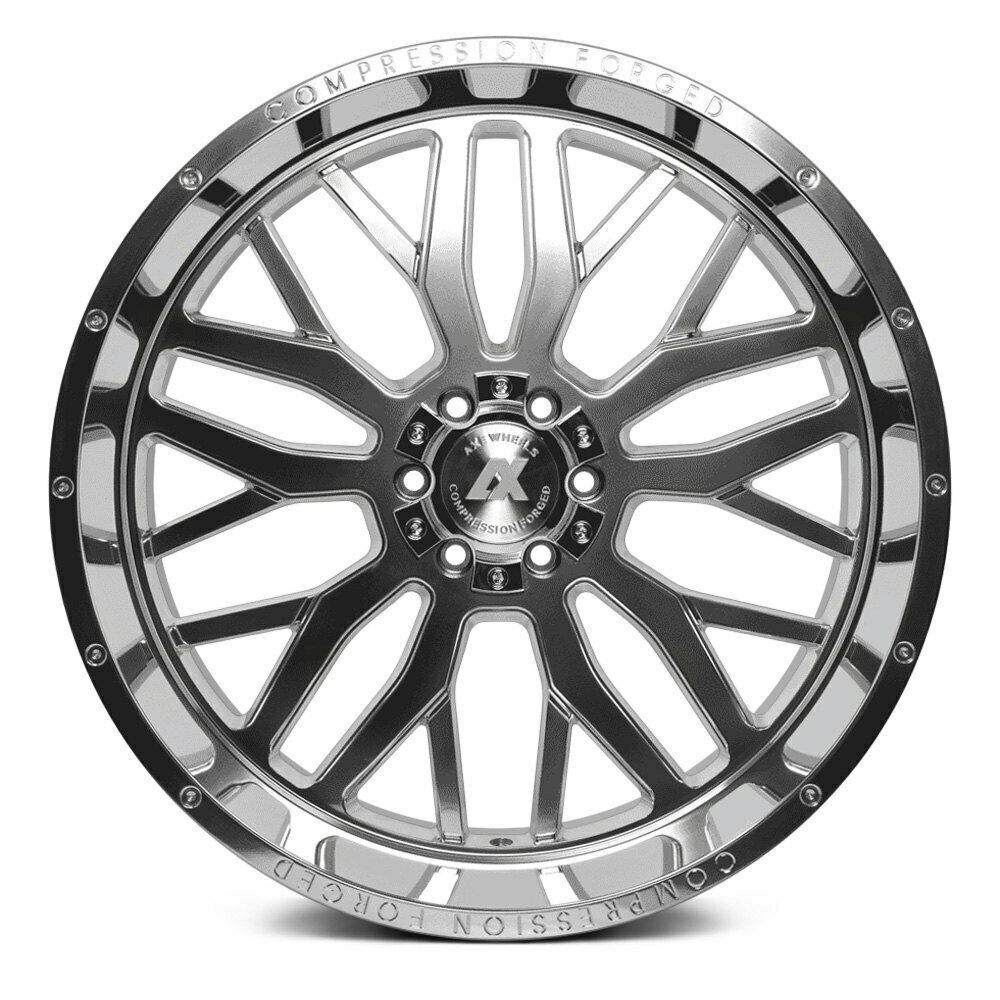 24x12 Axe Ax1 5 8x170 44 Full Polished Wheels Rims Set 4 125 2 Wheels