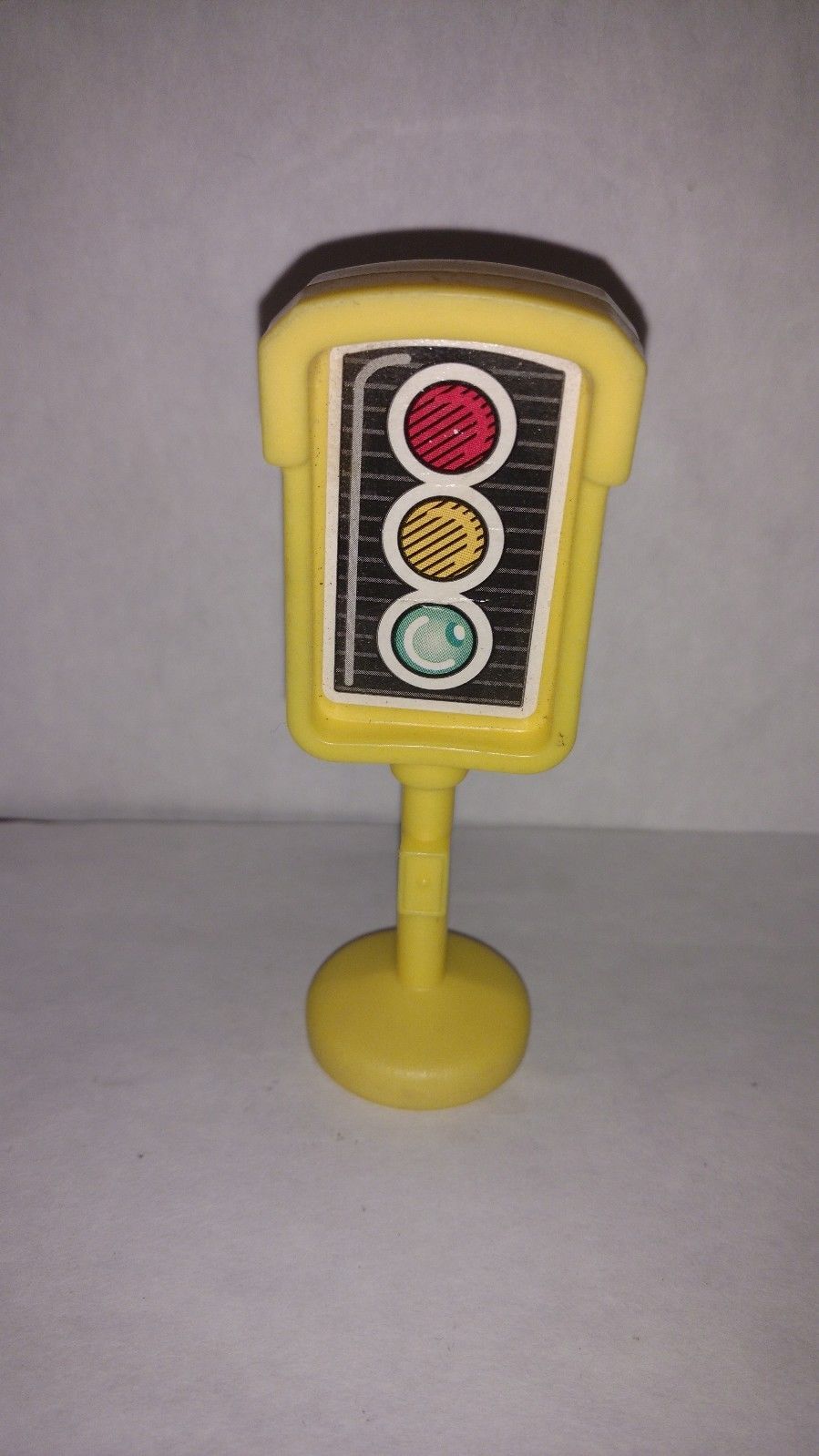 Fisher Price Little People Yellow Traffic Light Sign 2 sided - Little ...