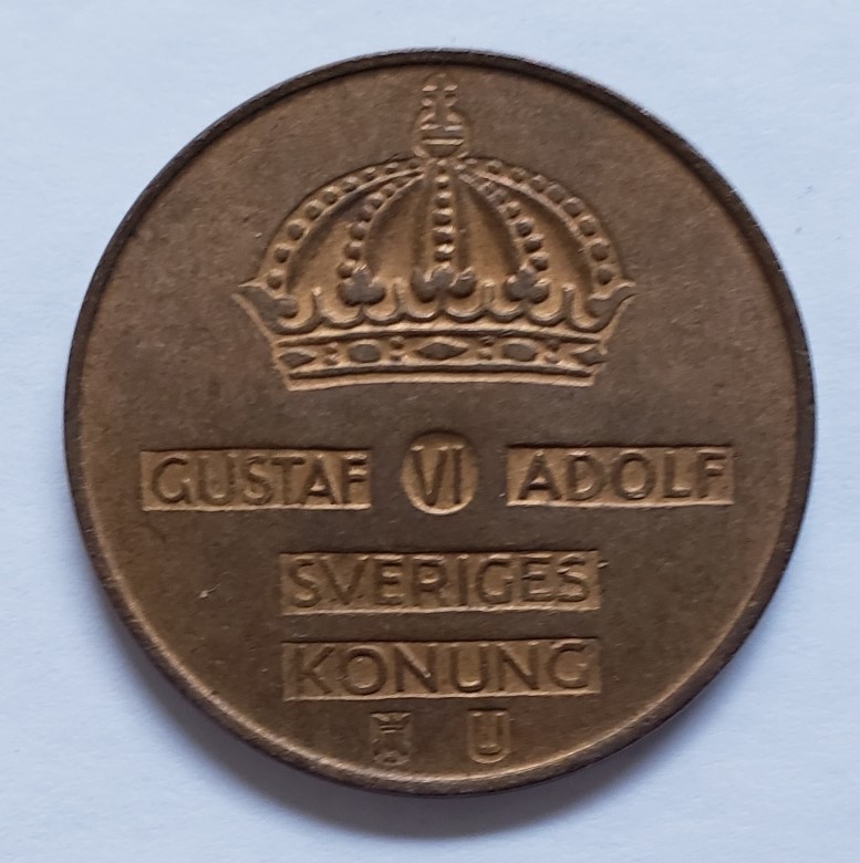5 Ore - Gustav VI Adolf Sveriges Konung U Coin 1970 - DVDs & Blu-ray Discs