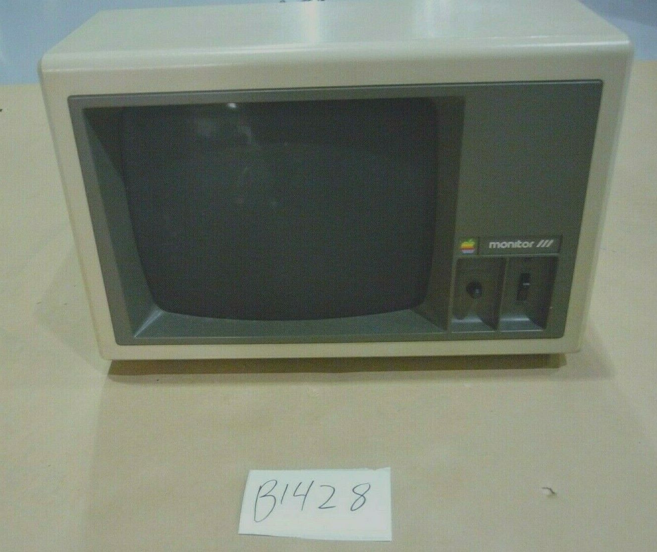 Apple III Monitor A3M0039 Monochrome Green Phosphor CRT Display ...