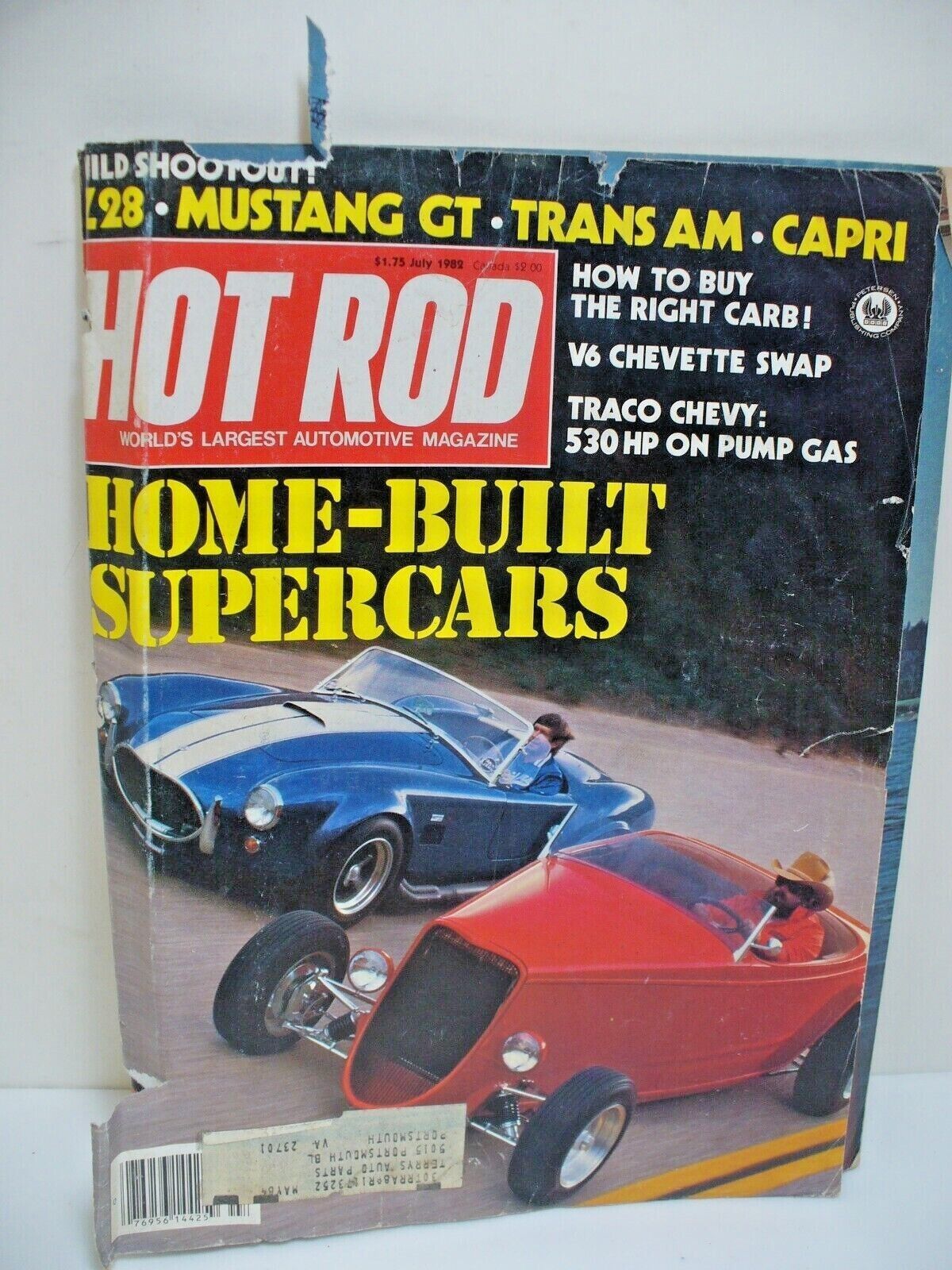 Hot Rod Mag July 1982 Home-Built Supercars V6 Chevette Swap 530HP on ...