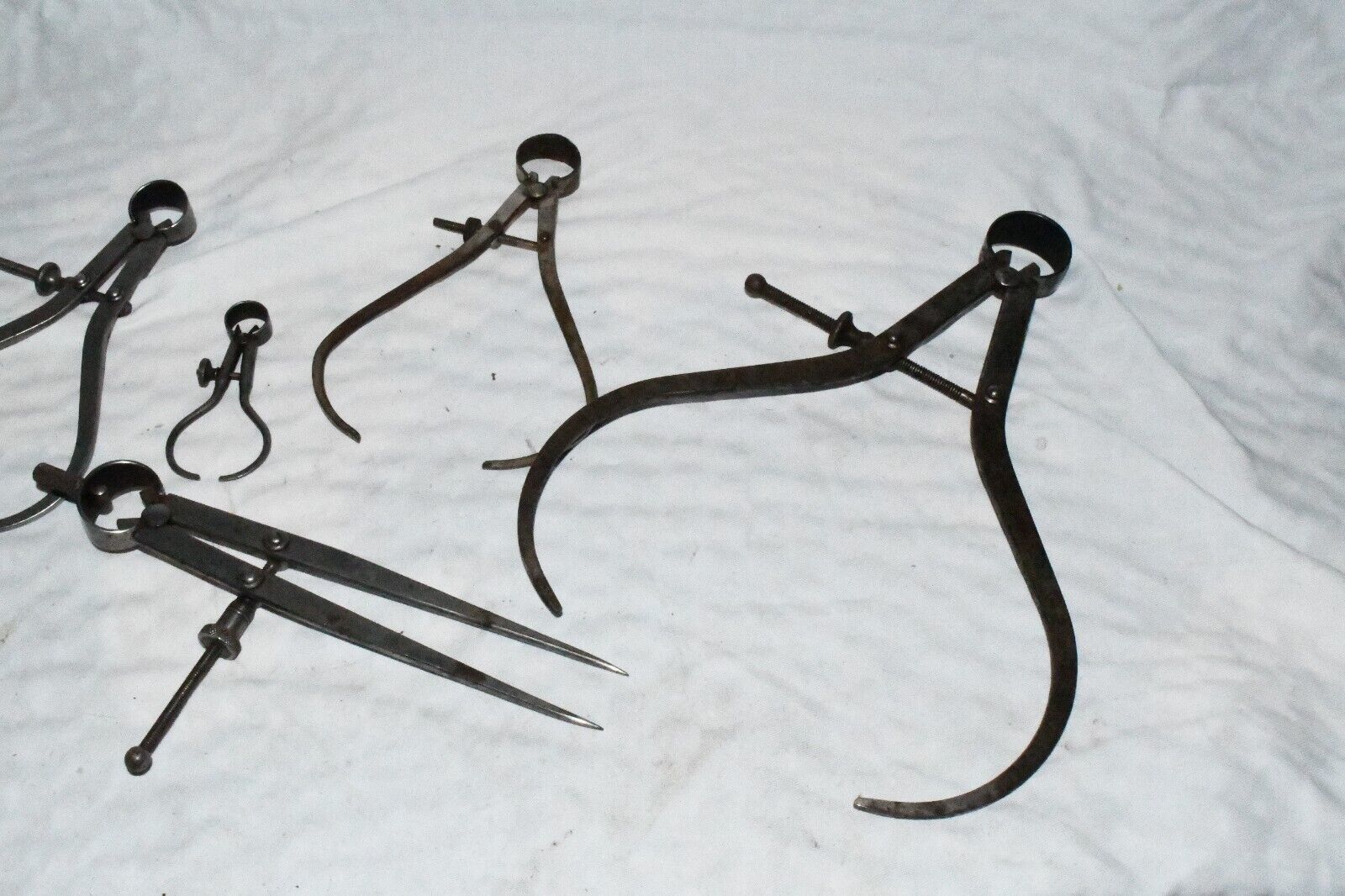 Lot of 5 Vintage L.S. Starrett Co. Machinist Tools Calipers, Meters etc ...