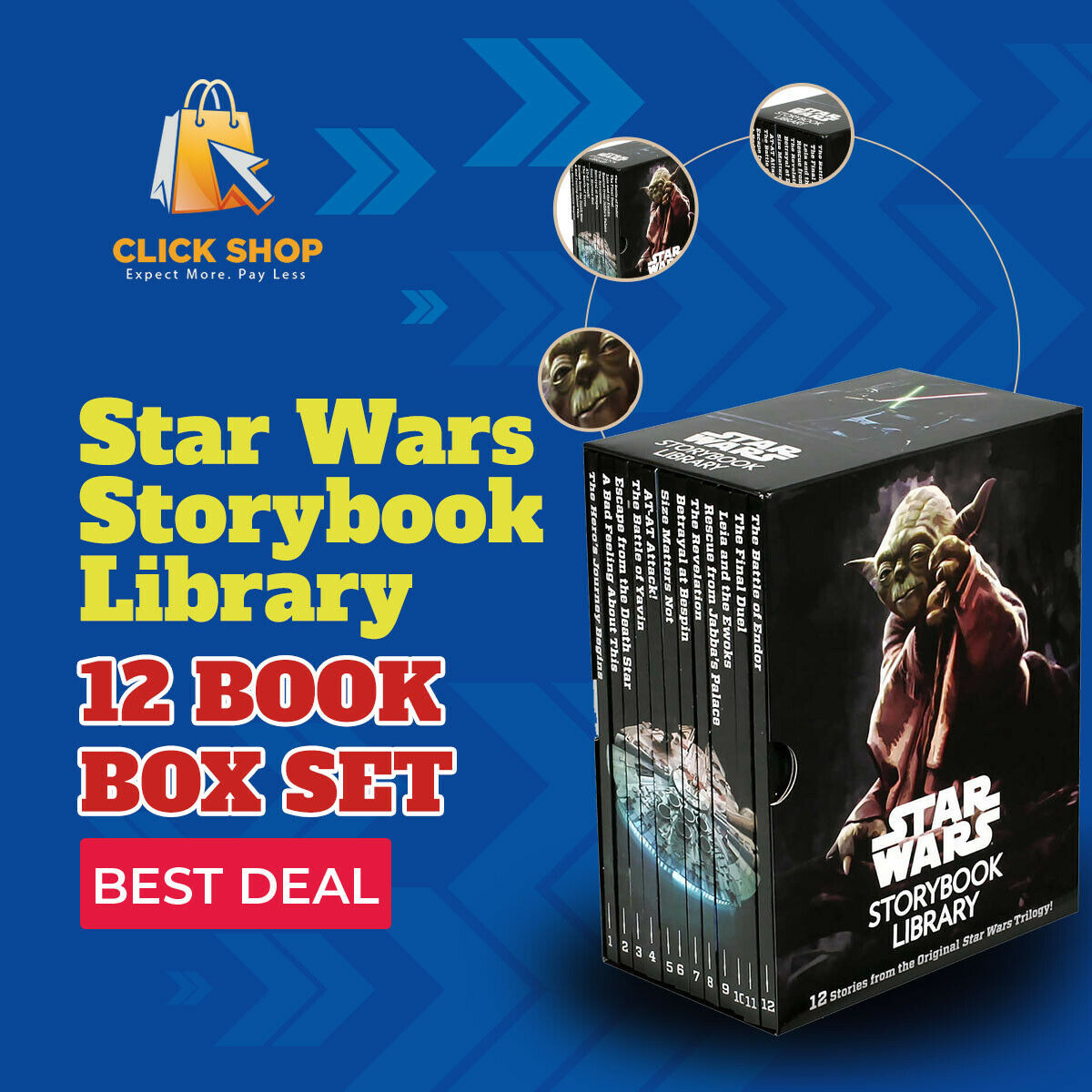 Star Wars Storybook Library: 12 Book Box Set (FREE SHIPPING UPS ...
