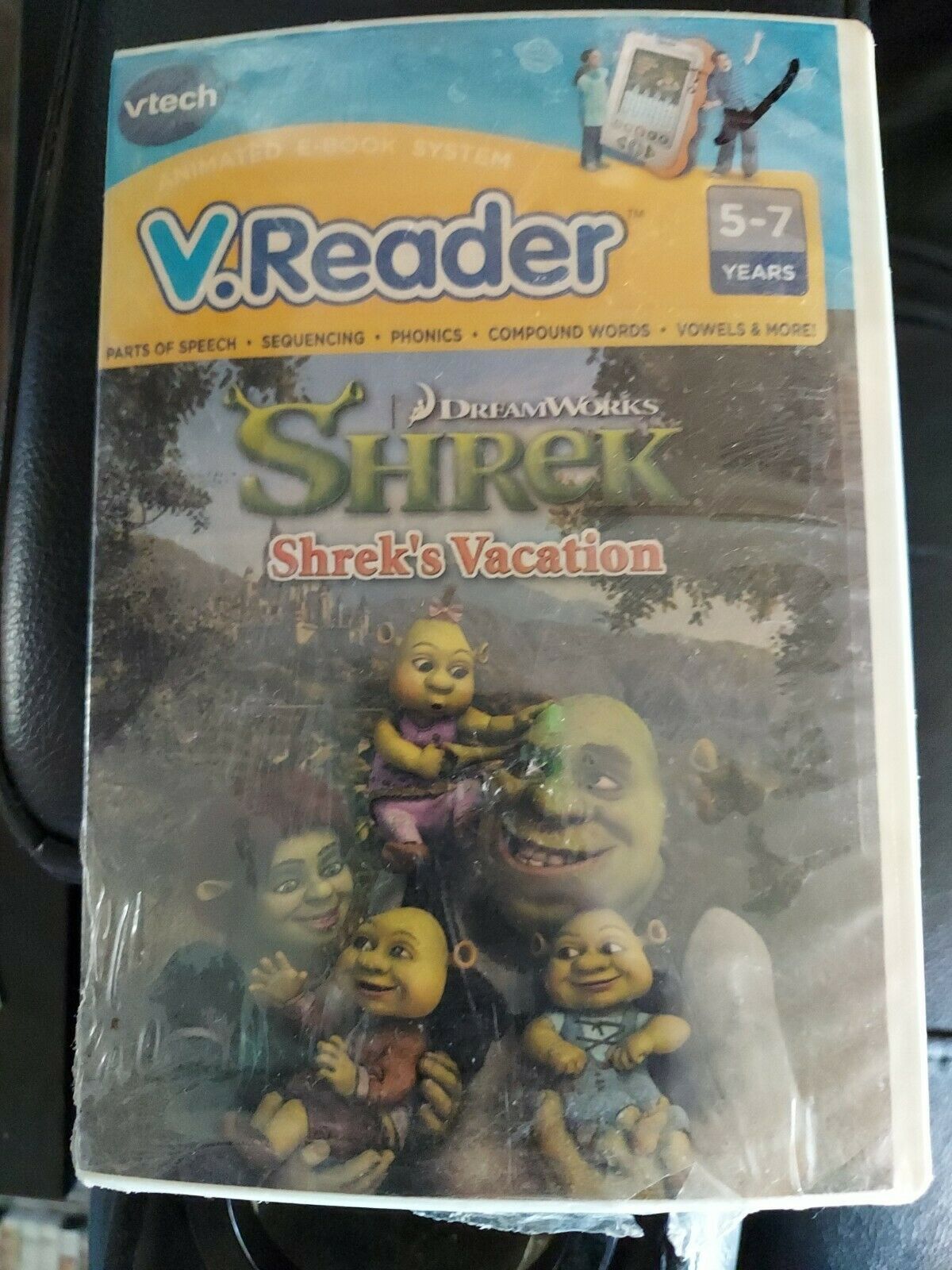 Vtech V.Reader Shrek's Vacation Game and 50 similar items