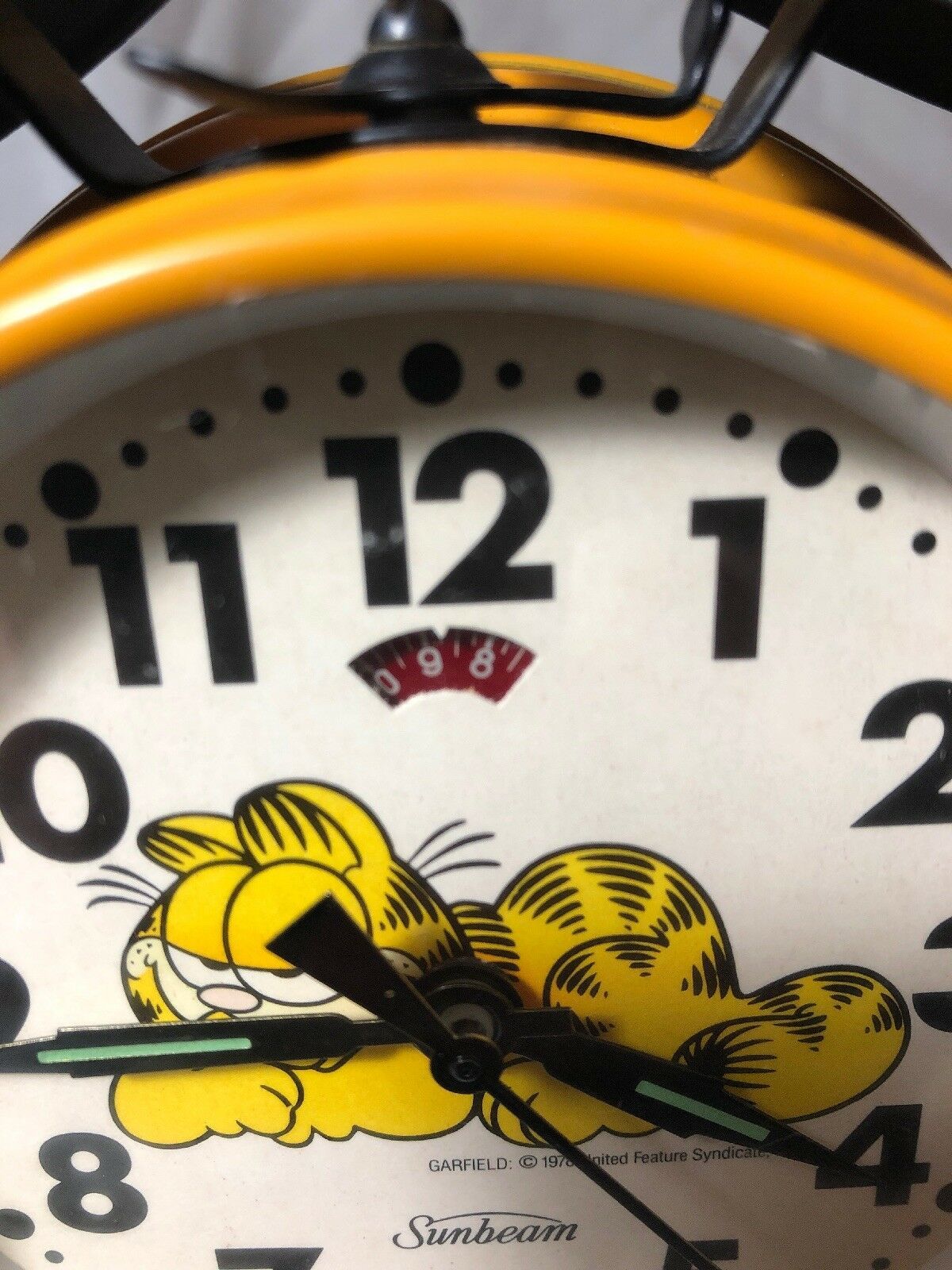 Sunbeam Garfield Clock Alarm Clock 1978 - Garfield Sunbeam Garfield Clock Alarm Clock 1978 - Garfield