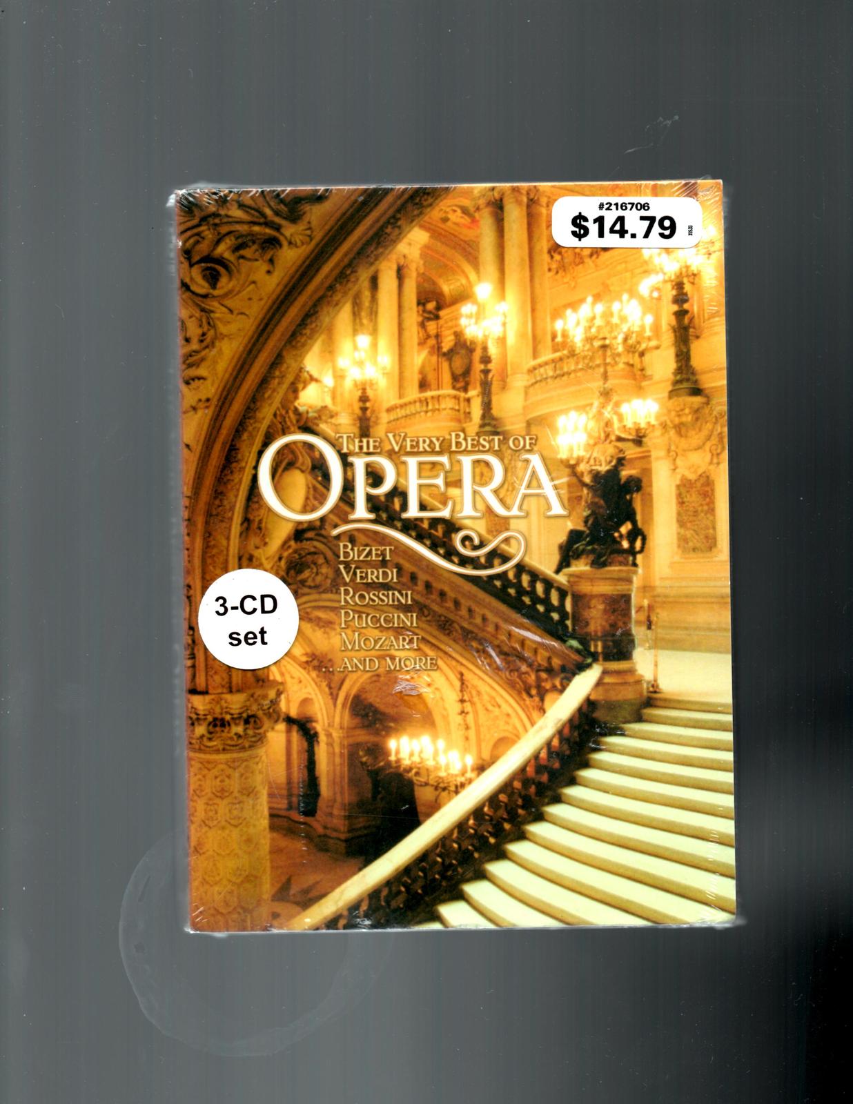 The Very Best of Opera, 3 CD set, new - CDs