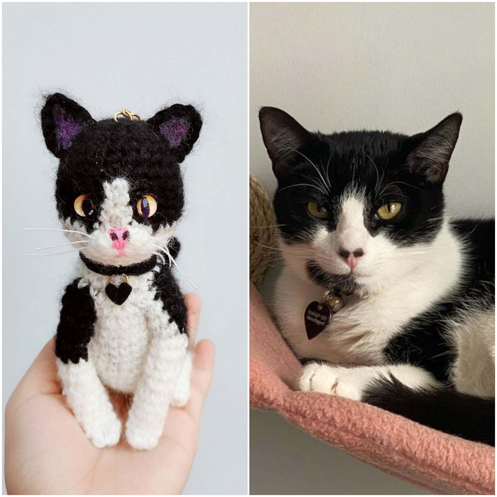 Custom Crochet Cat, Custom Stuffed Cat, Custom Cat Plush, Custom ...