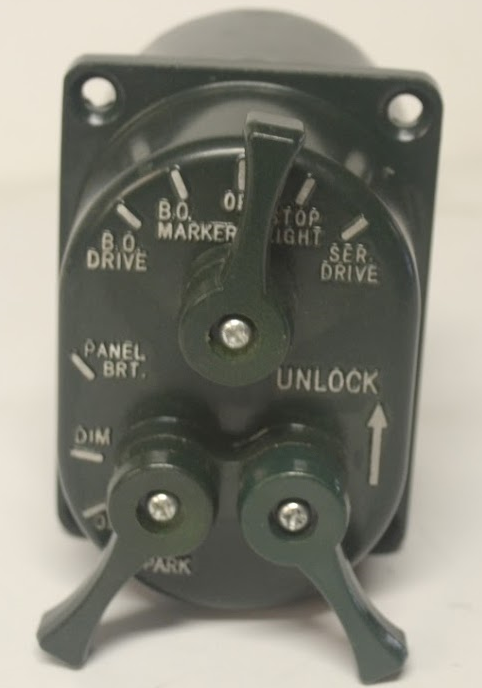 Light Switch OEM - New - OD Green Military Humvee MS51113-1 NSN 2590-00 ...