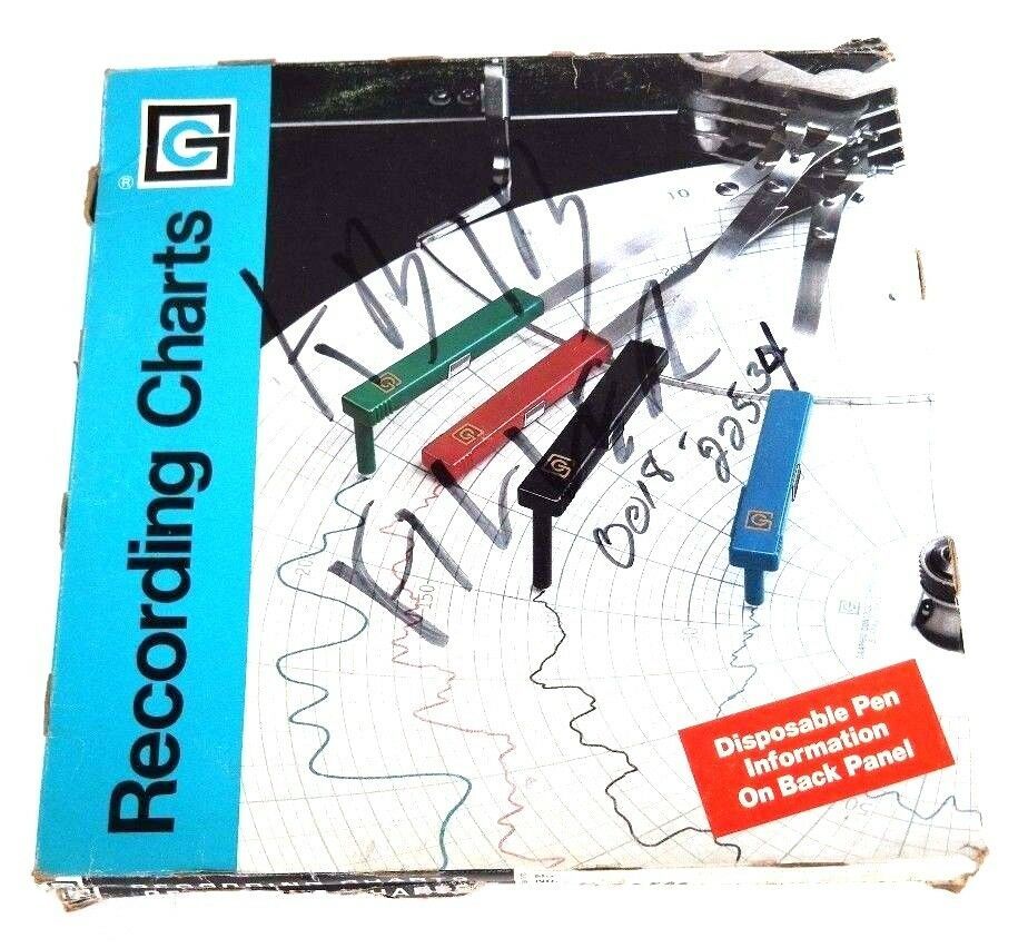 NEW GRAPHIC CONTROLS RECORDING CHARTS ONE 0P5260 AND 0P503 - Recorders ...