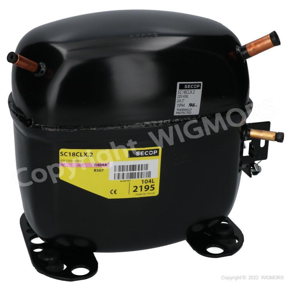 230V compressor Secop SC18CLX.2 104L2195 refrigeration R404a R507 60Hz ...