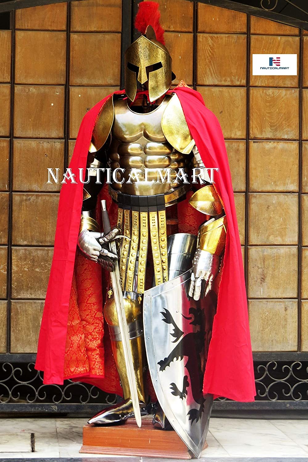 NauticalMart Complete 300 Spartan Armor Set with Helmet + Muscle Armor ...