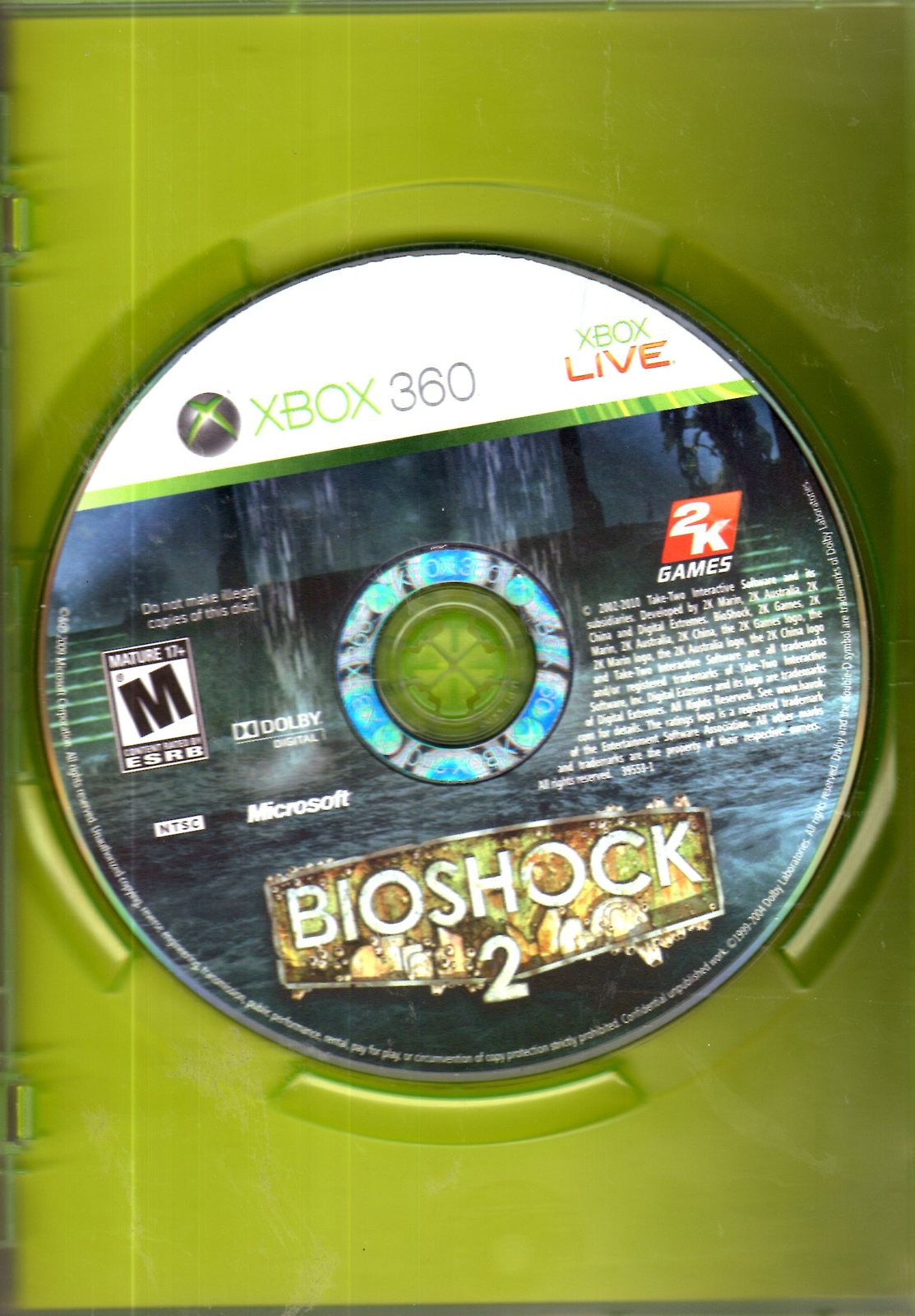 XBox 360 - Bioshock 2 - Video Games