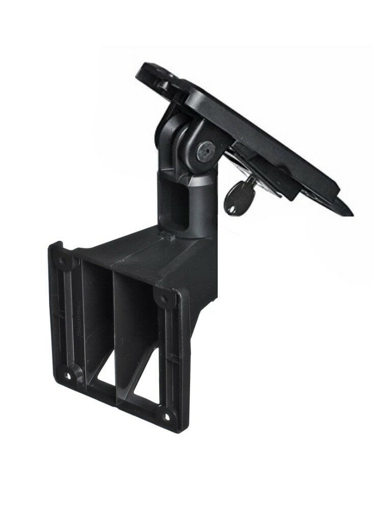 Credit Card Machine Stand - For iSC480 -Wall-Mount with Lock & Key ...