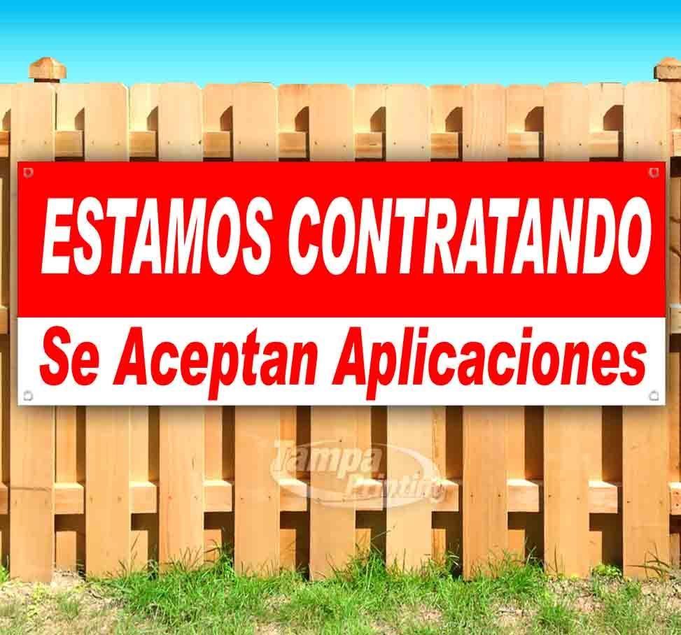 ESTAMOS CONTRATANDO NOW HIRING Advertising Vinyl Banner Flag Sign Many ...