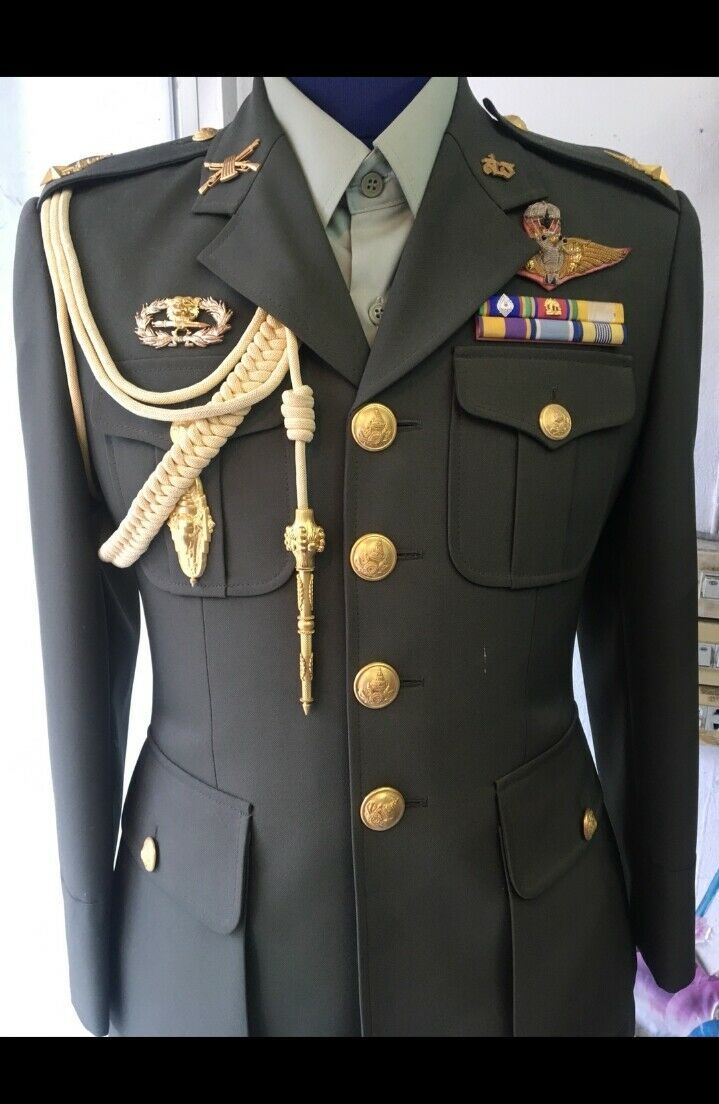 UNIFORM Soldier shirt, suit, pants Royal Thai army Military(No Pins ...