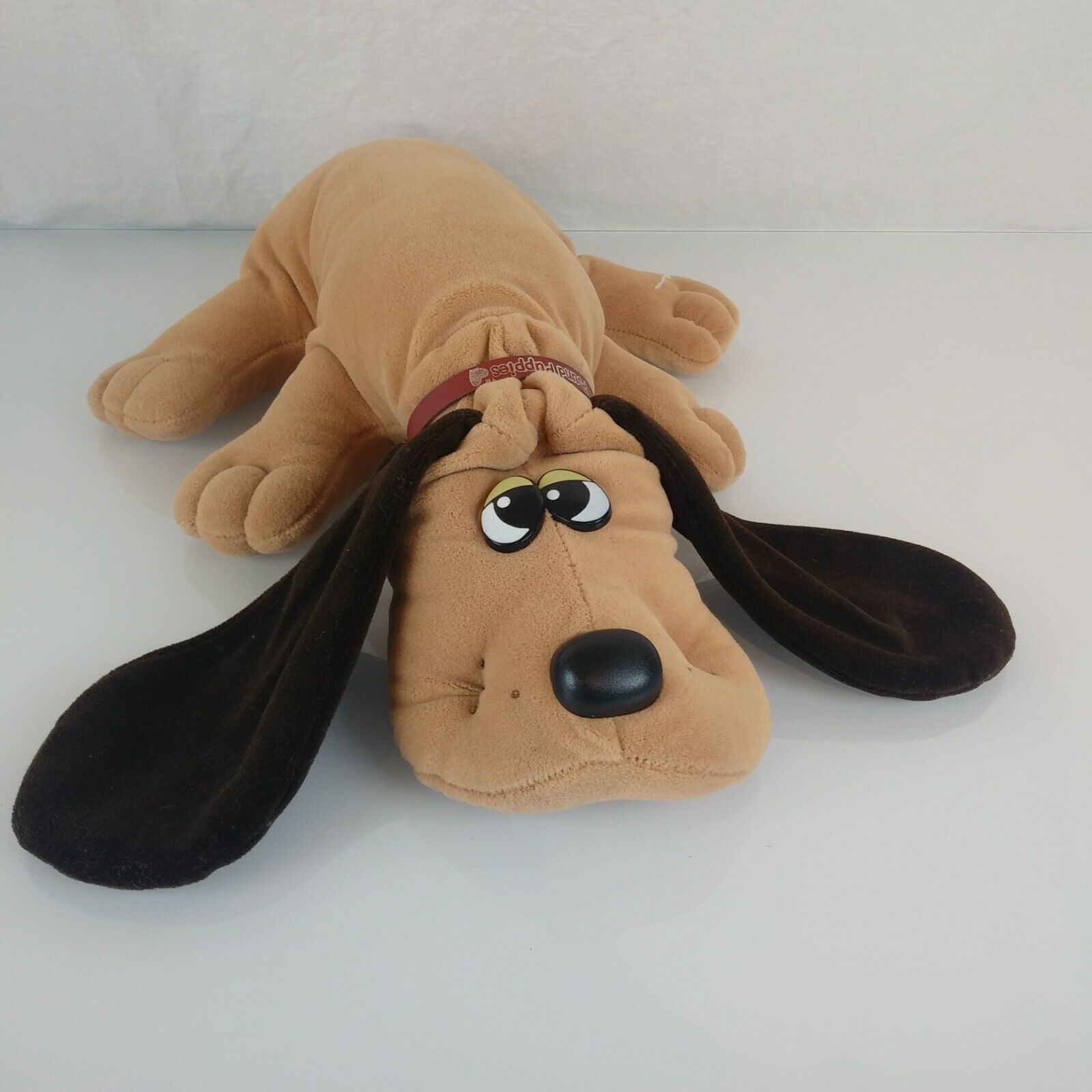 1985 Tonka Pound Puppies Light Brown Vintage Plush Dog Dark Ears Hound ...