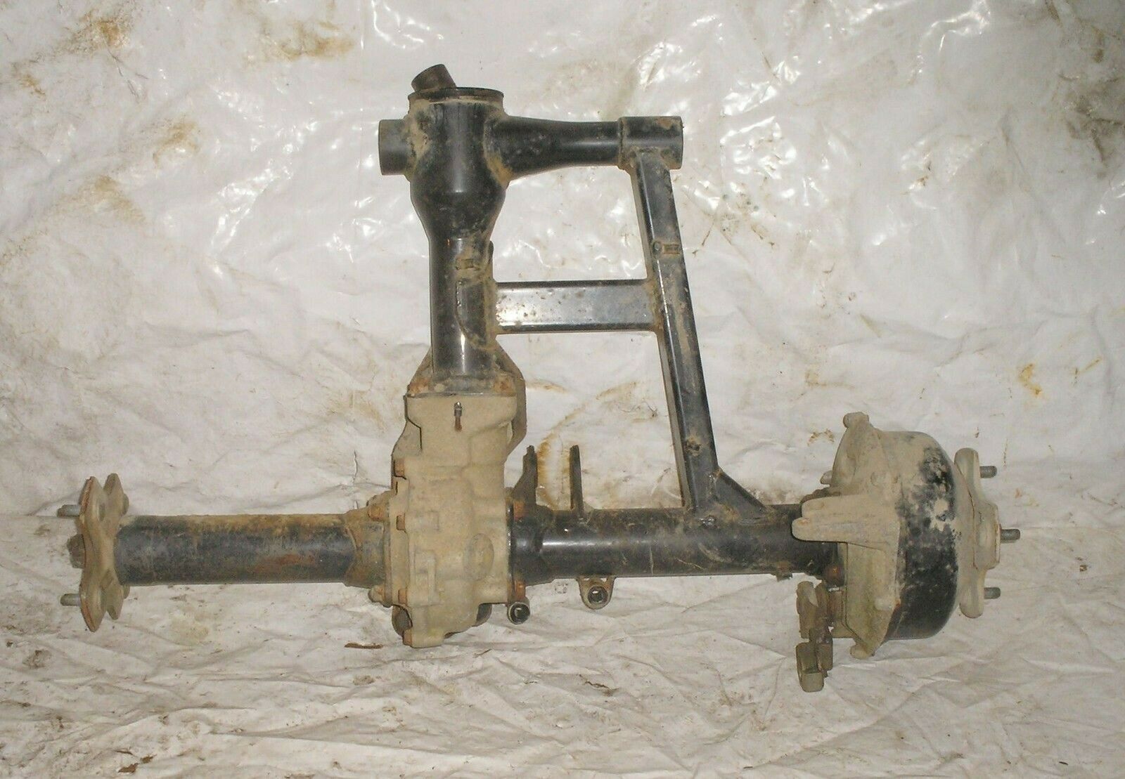 2002 Honda Rancher TRX 350 4X4 Rear End Differential w Axles Swingarm ...