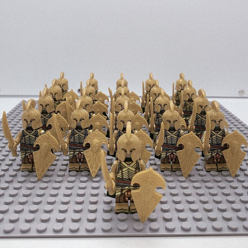 21pcs/set The Elves army (Battle of Helm's Deep) Lord of the Rings ...