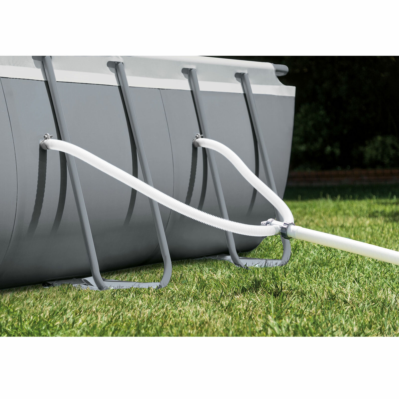 Intex Ultra 18ft x 9ft x 52in Ultra XTR Rectangular Frame Pool & Solar ... Intex Ultra 18ft x 9ft x 52in Ultra XTR Rectangular Frame Pool & Solar ...