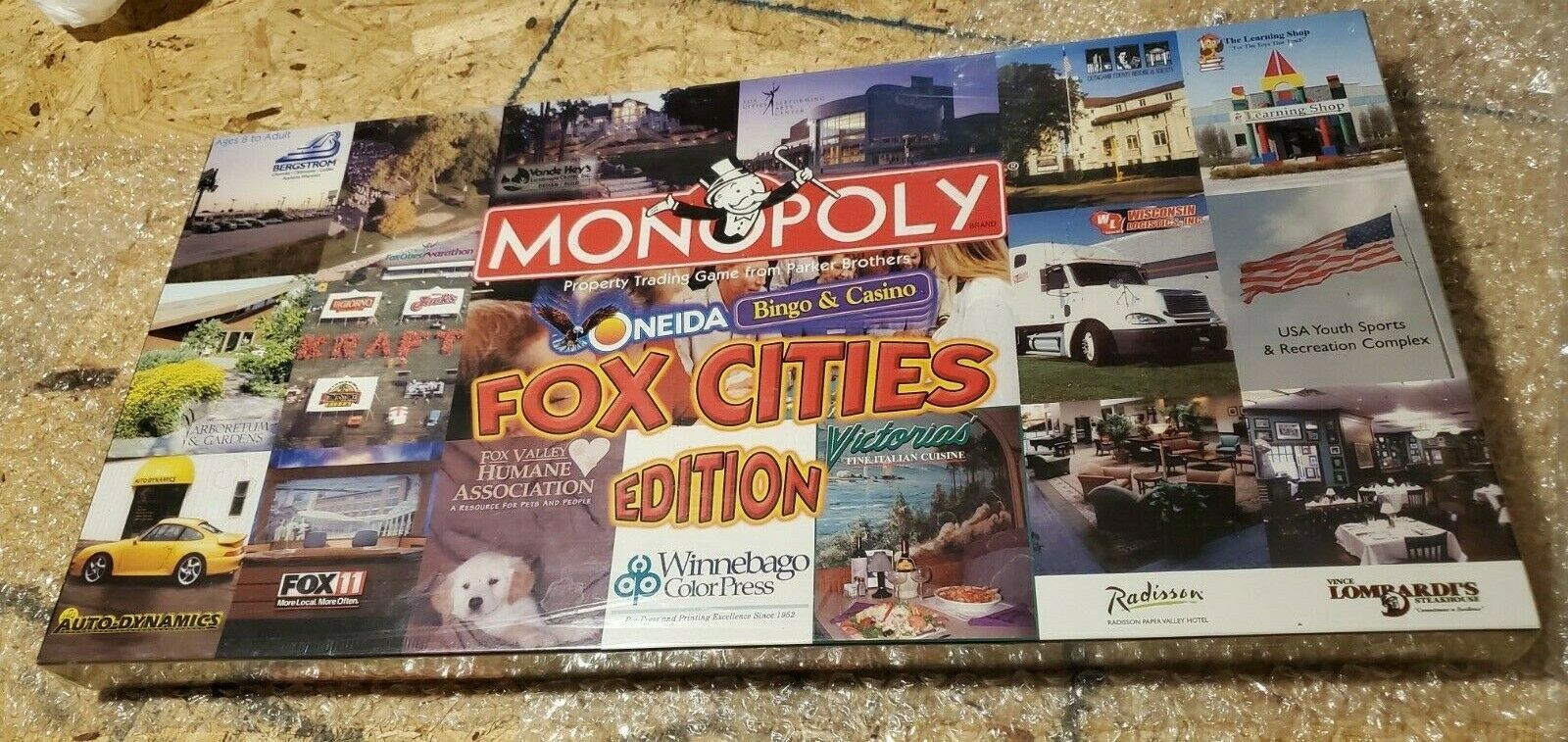 USAOpoly Monopoly Monopoly - Fox Cities Edition Box SW - Contemporary ...