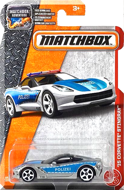Matchbox - '15 Corvette Stingray: MBX Heroic Rescue #64/125 (2017 ...
