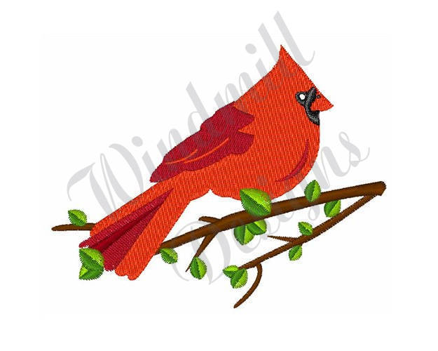 Cardinal Bird - Machine Embroidery Design and 10 similar items