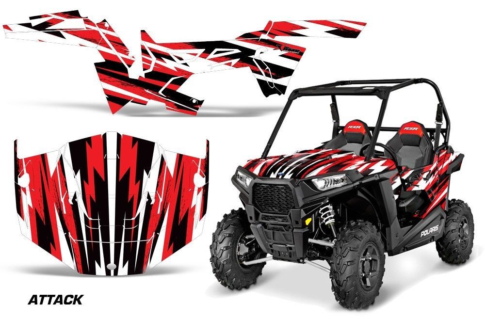UTV Graphics Kit SxS Decal Sticker Wrap For Polaris RZR 900 Trail 11-13 ...