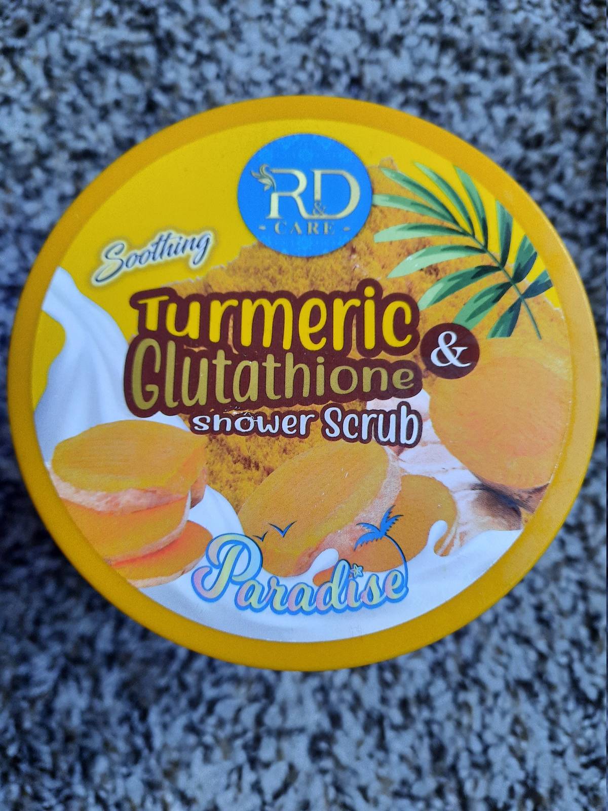 R & D extra whitening turmeric glutathione & kojic acid body scrub R ...
