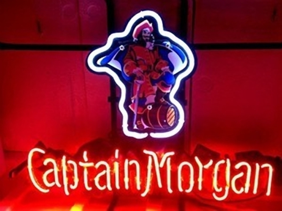 Captain Morgan Rum Distillery Beer Bar Neon Light Sign 17"x 13" [High ...
