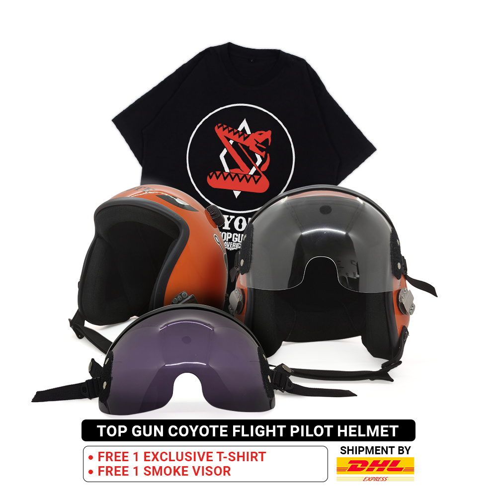 1 Pcs Top Gun Coyote Flight Helmet of USN United States Navy Movie Prop ...