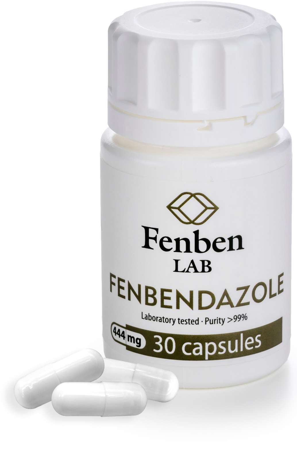 Fenbendazole 444mg, Purity >99.9%, by Fenben Lab, CoA Included, 30 ...