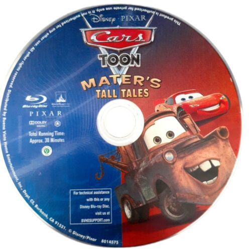 Cars Toon: Mater's Tall Tales Blu ray Disc Only - DVDs & Blu-ray Discs