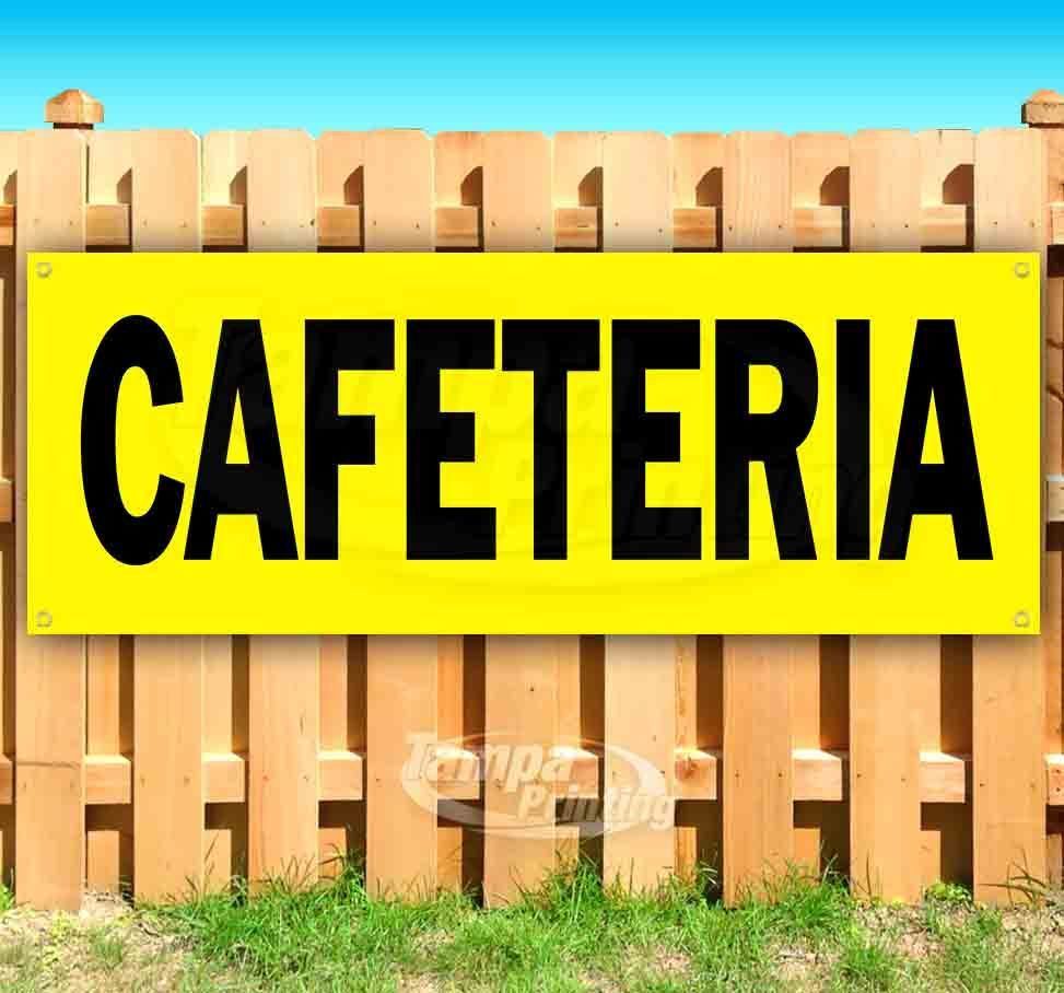 CAFETERIA Advertising Vinyl Banner Flag Sign Many Sizes ARROW ...