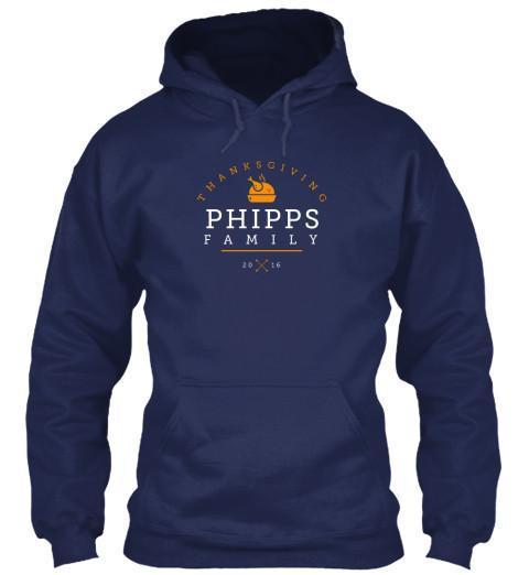 phipps - Your Family Thanksgiving Gildan 8oz Heavy Blend Hoodie ...