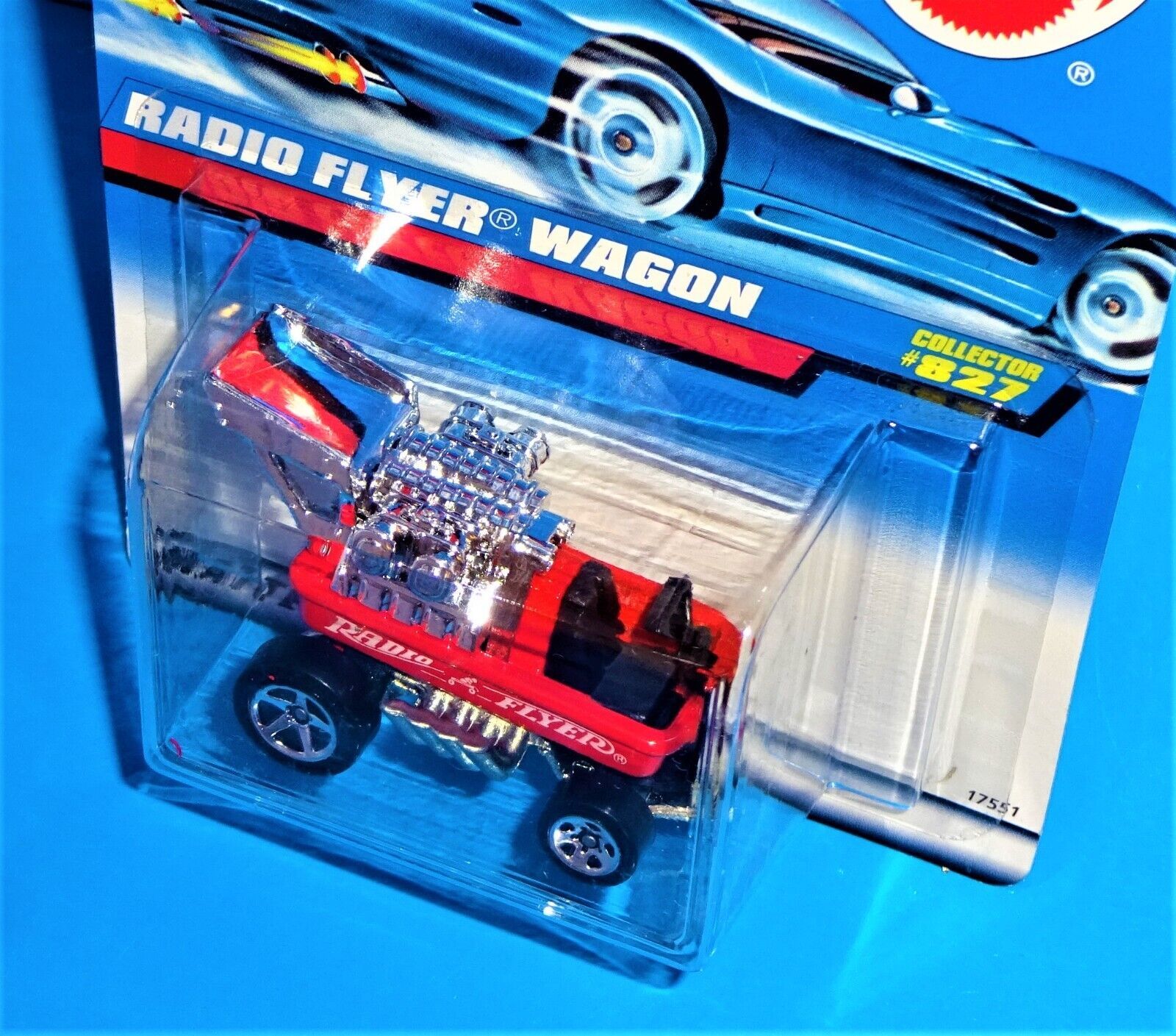 Hot Wheels 1998 Mainline Release #827 Radio Flyer Wagon Red w Malaysia ...