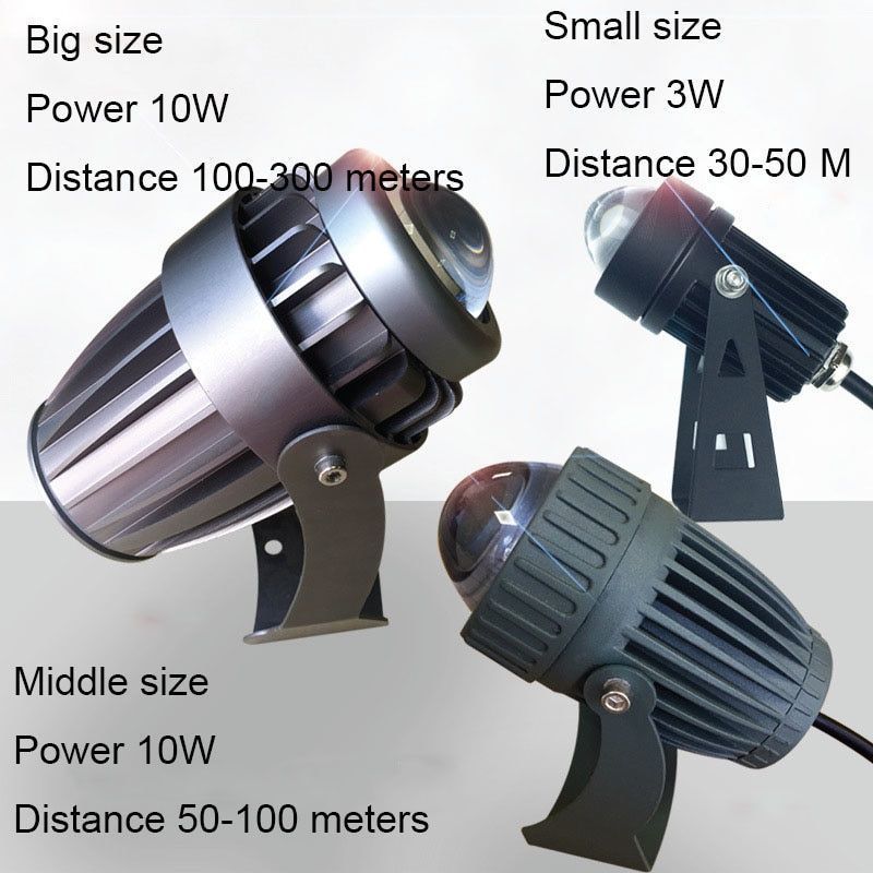 Outdoor LED Spotlight Waterproof Narrow Beam Angle LED Floodlight Spot ...