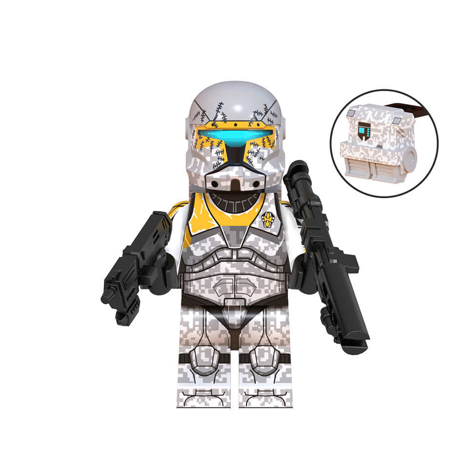 8pcs Star Wars Clone Commando Delta Squad Boss Fixer Commander Voca ...
