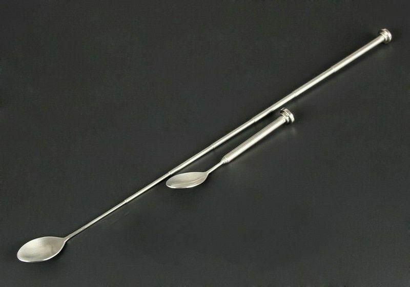 Extendable Stainless Steel Stirring Spoons 4cm-44cm Eco Friendly Bar ...