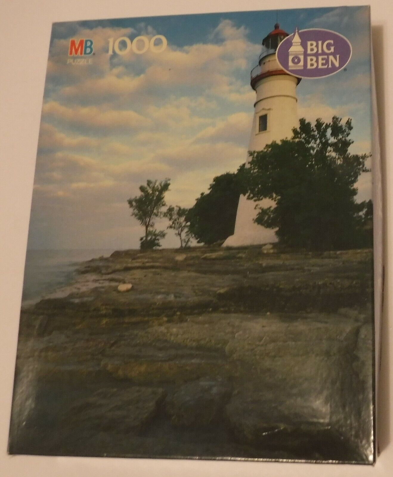 Milton Bradley Big Ben 50th Anniversary Lighthouse 1000 Piece Jigsaw ...