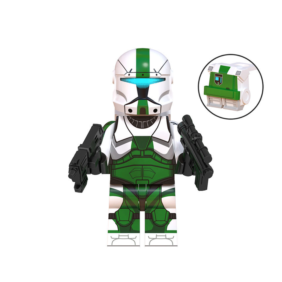 8pcs Star Wars Clone Commando Delta Squad Boss Fixer Commander Voca ...