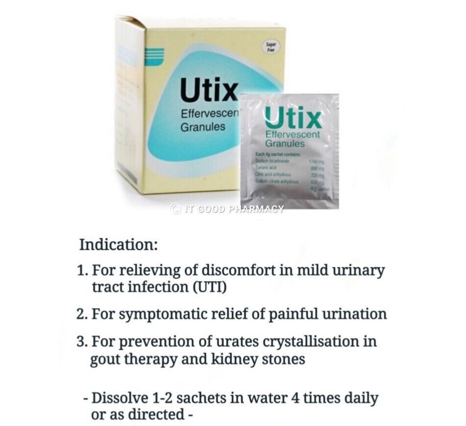 UTIX 28pcs X 4g Effervescent Granules Urinary Alkalinizer Sugar - Other ...