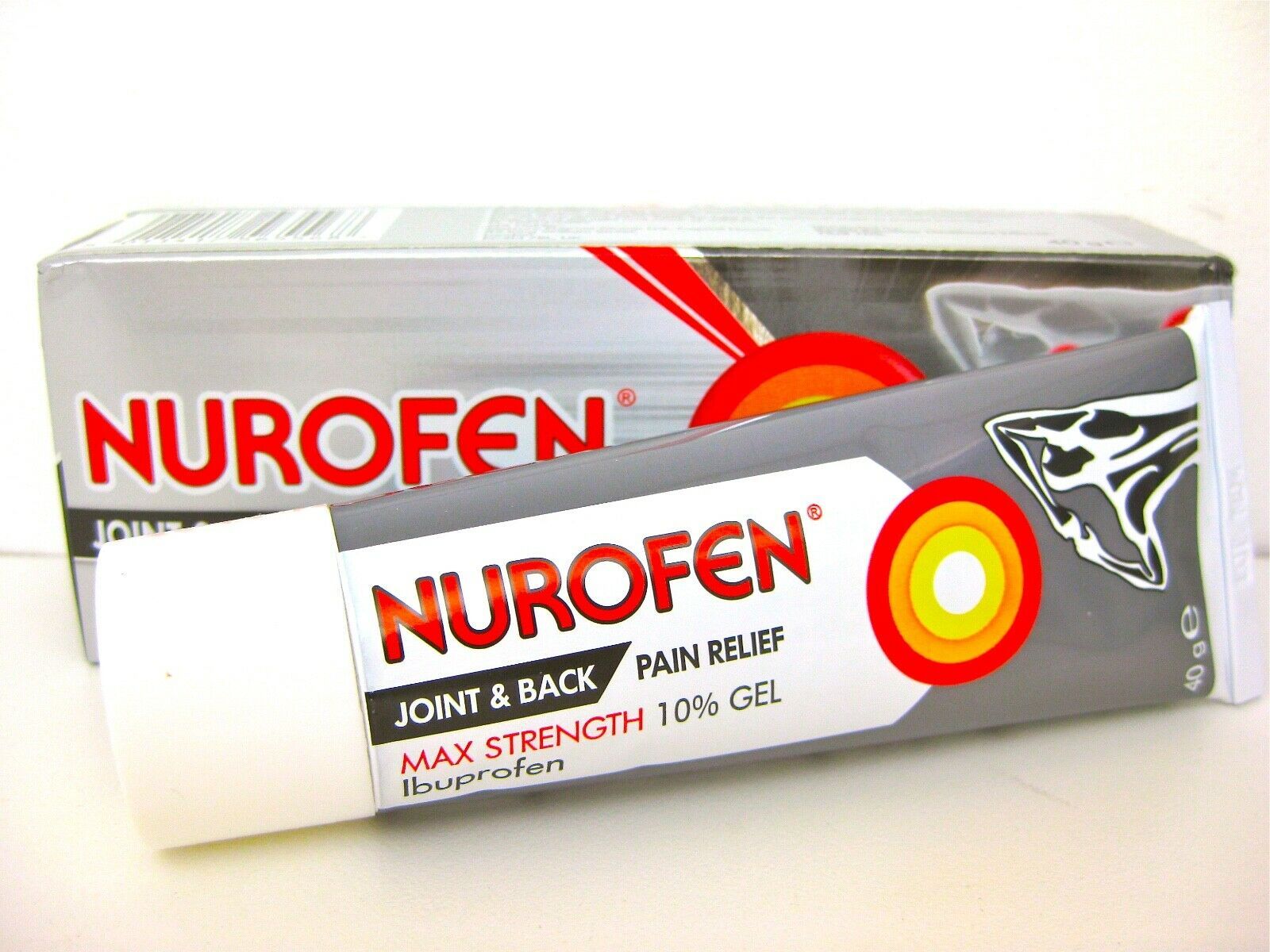 3 Nurofen Max Strength 10% Ibuprofen Pain Relief Gel 40g US Seller ...
