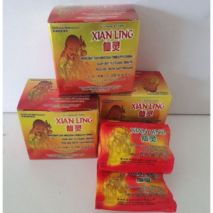 10 BOXES XIAN LING capsules for gout and rheumatism 100% Original ...
