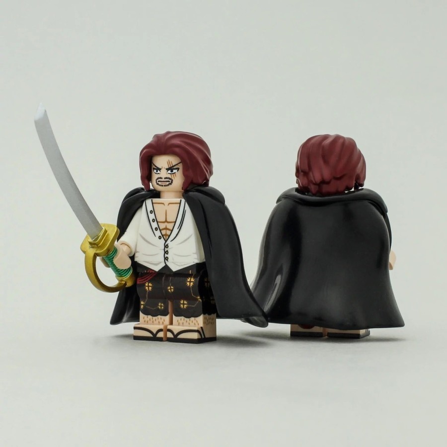 Lego Custom Minifigure Yonko Akagami Shanks One Piece Red Hair Pirate ...